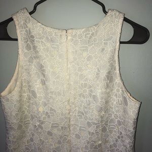 LOFT | Dresses | Loft White Lace Shift Dress | Poshmark